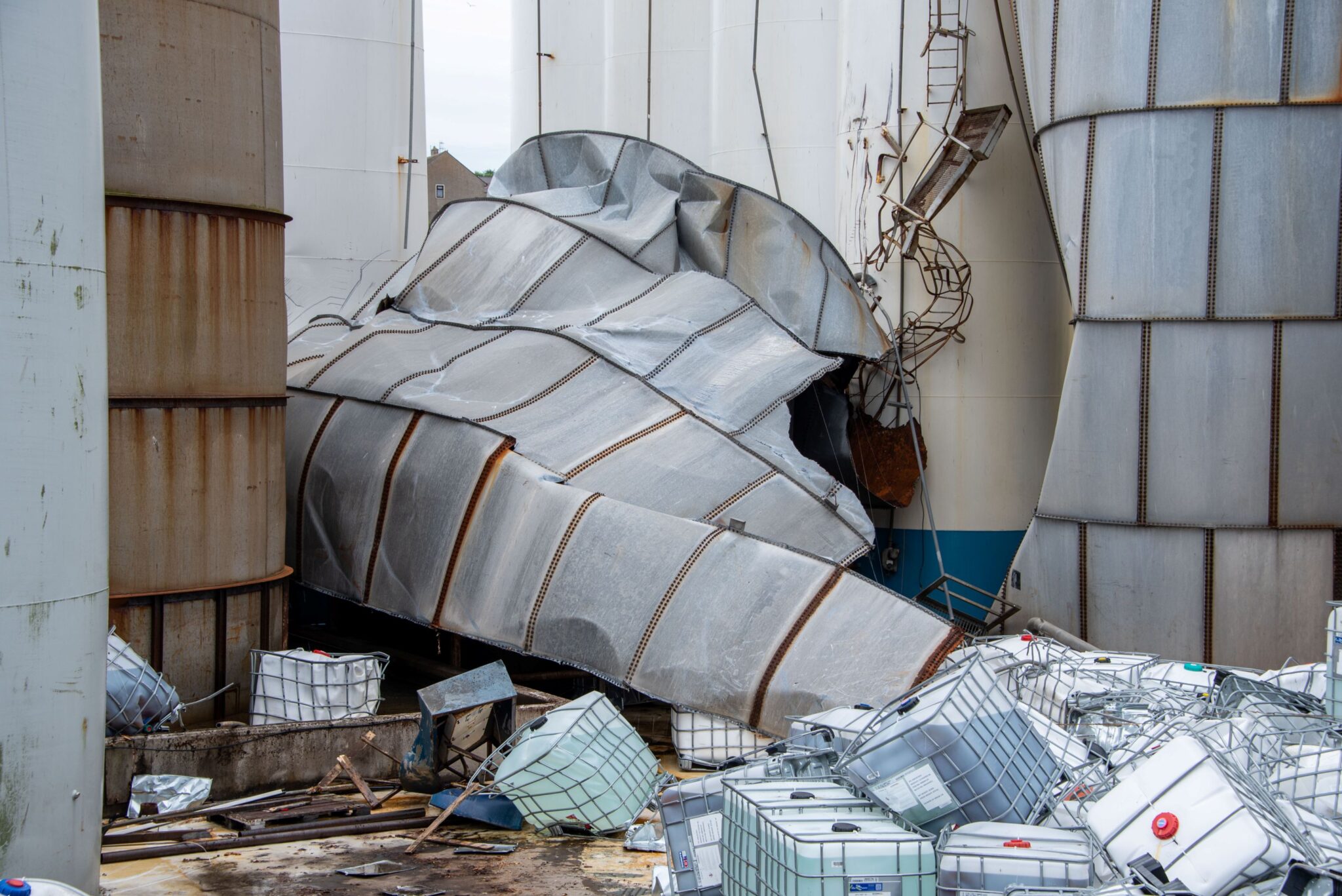 Company fined £350,000 after chemical tank collapse left worker with ...
