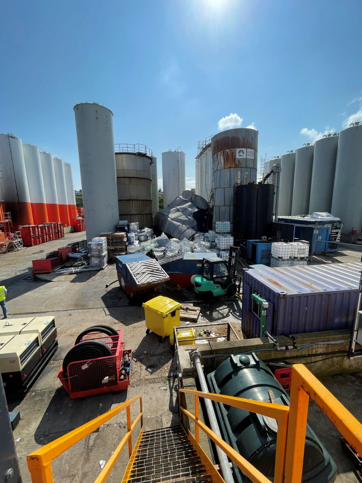 Company fined £350,000 after chemical tank collapse left worker with ...